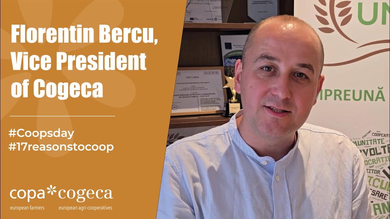 Cogeca Vice-President Florentin Bercu celebrates Cooperatives Day - YouTube