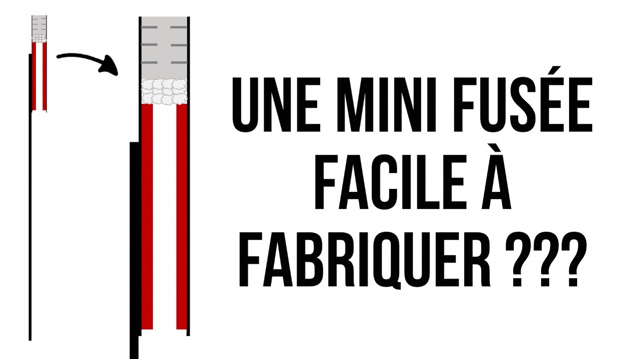 Une mini fusée facile à fabriquer ??? - YouTube