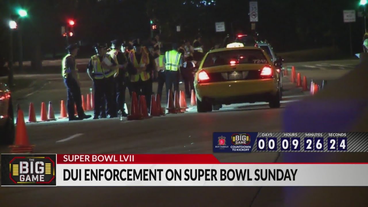DUI enforcement underway for Super Bowl Sunday - YouTube