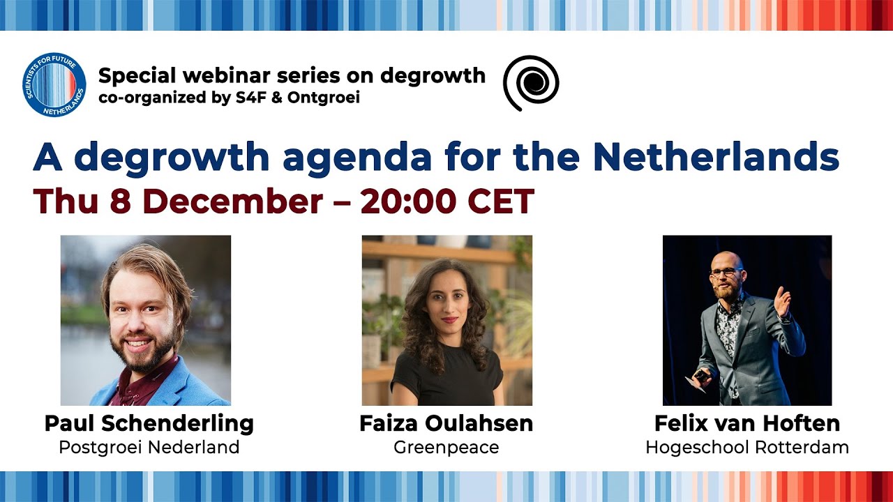 Degrowth webinar 4 - A degrowth agenda for the Netherlands (panel ...