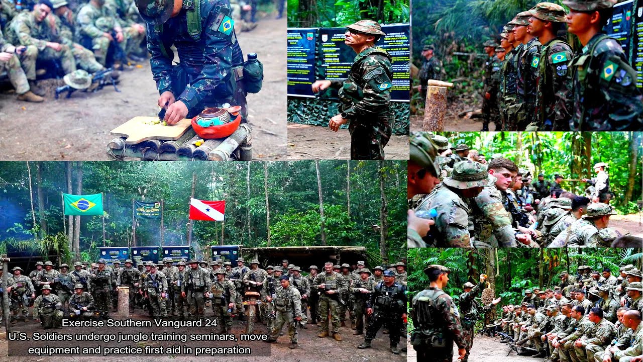 Exercise Southern Vanguard 24: U.S. Soldiers Take on Jungle Training ...