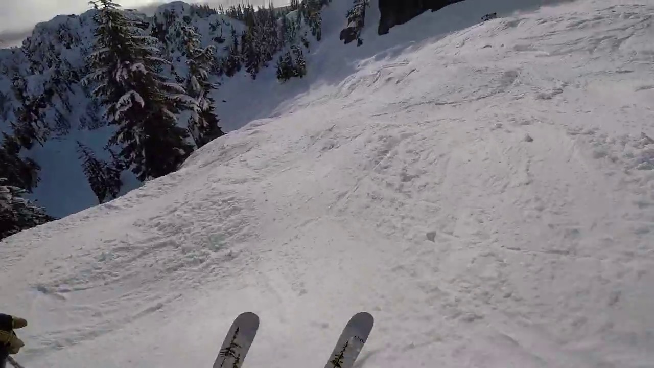 Skiing Alpental, Edelweiss Bowl (lap 3), 2/2/19 - YouTube