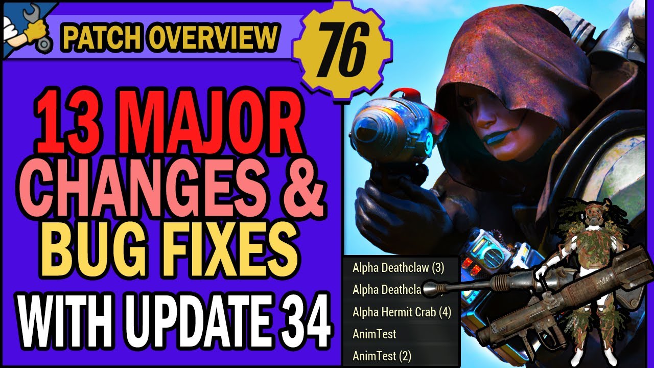 13 MAJOR Changes & Bug Fixes Live with Update 34 | Patch Overview ...