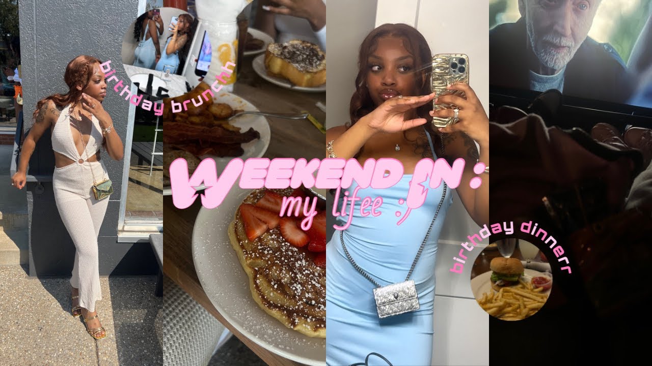 weekend in my life :) | friends birthday dinner + grwm + chitchat | Trinity Simone - YouTube