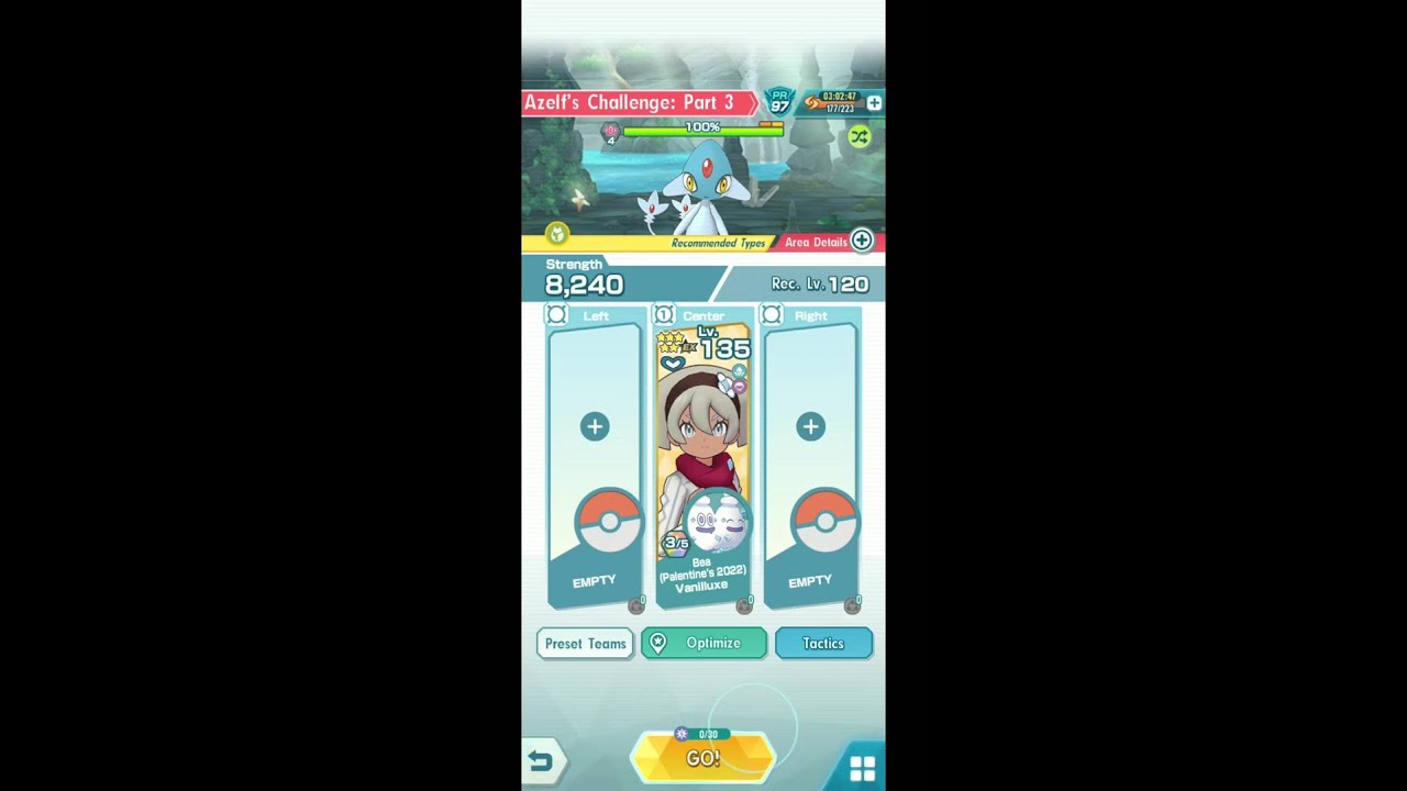 Non-EX Palentine's Bea SOLO vs Azelf [Pokemon Masters EX] - YouTube