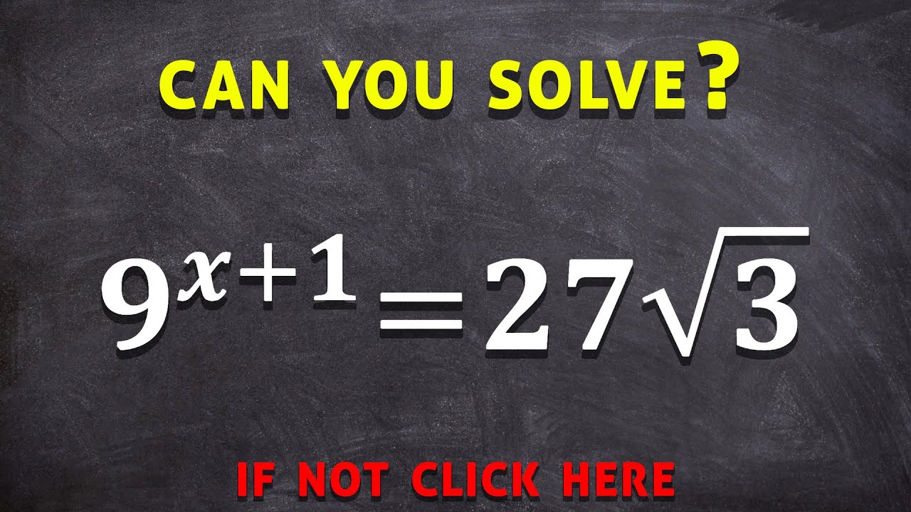 You should know this easy solution trick! | Math Olympiad Problem ...