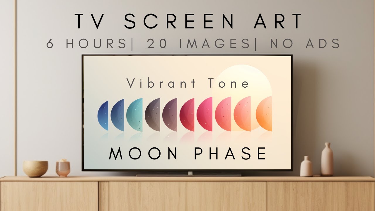 TV ART 4K | Moon Phase | Vibrant Tone - YouTube
