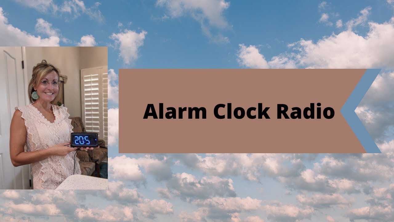 Easy to use alarm clock radio! - YouTube