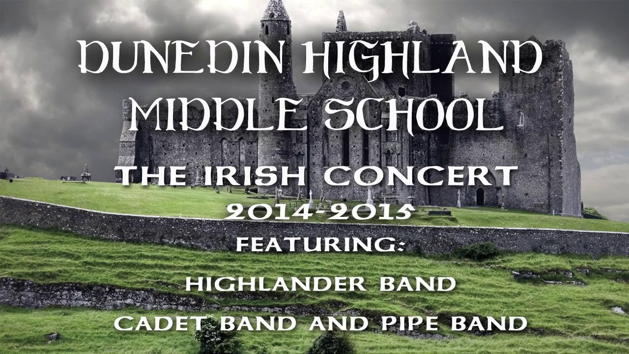 Dunedin Highland Middle School Irish Concert 2014-2015 - YouTube