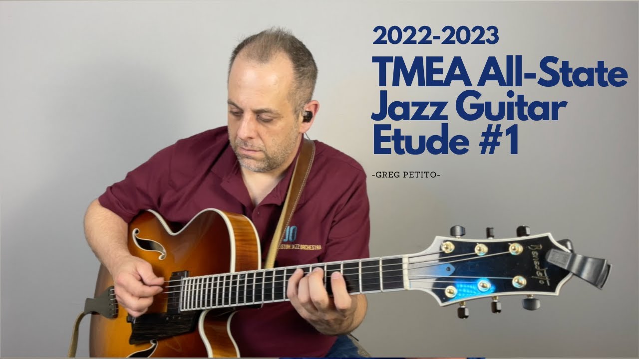 2023 TMEA All-State Jazz Guitar | Etude #1 - YouTube