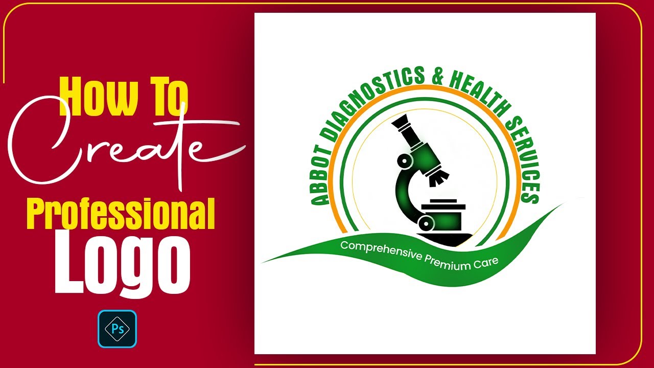 Step By Step Guide to Create a Professional Health Logo in Photoshop ...