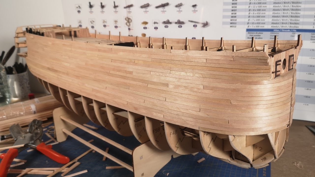 Navio de Linea Santisima Trinidad 1:84 de Artesania Latina Ep. 15 - YouTube