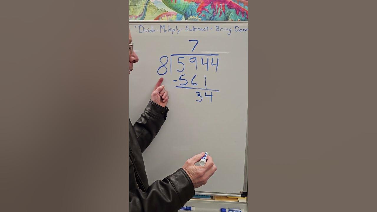 Long Division: Dividing 4-Digit Numbers by 1-Digit Numbers | Math Ninja ...
