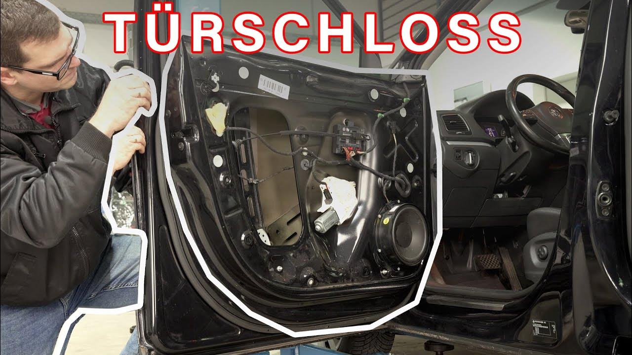 vw-sharan-7n-t-rschloss-und-t-rverkleidung-demontage-youtube