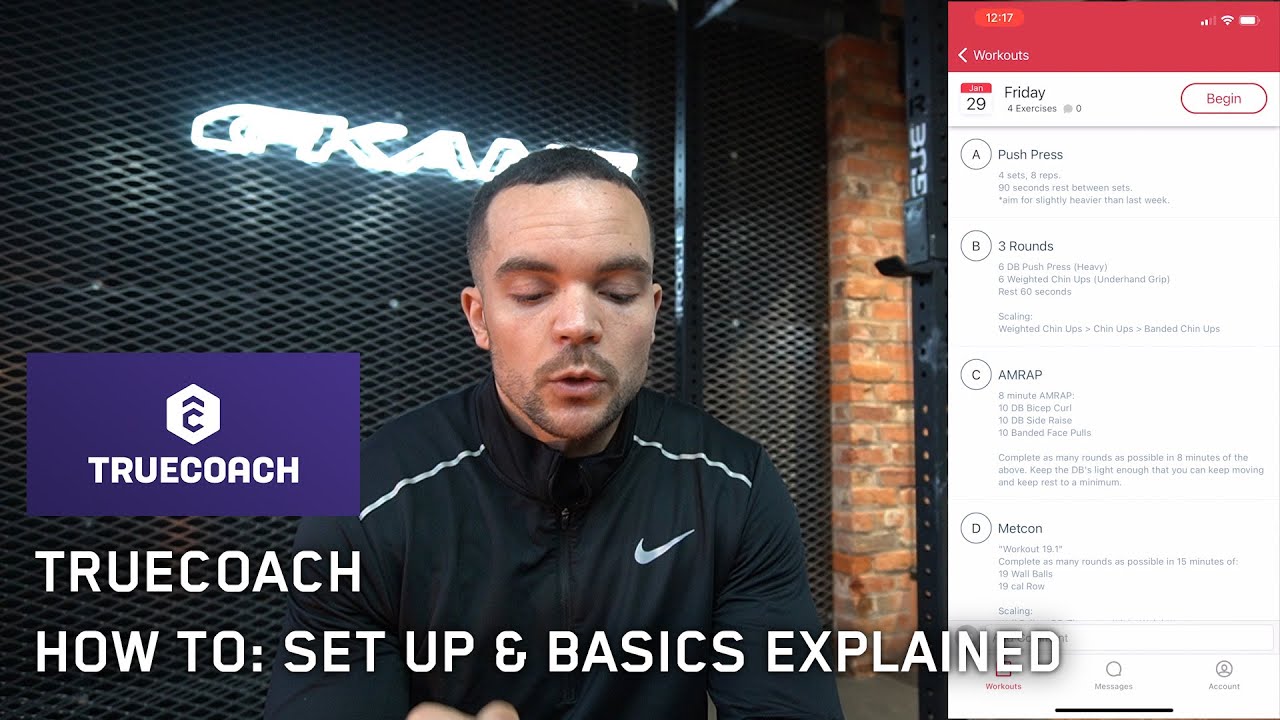 TrueCoach Client Tutorial | HOW TO SET UP & BASICS EXPLAINED - YouTube