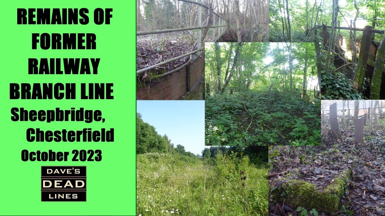 Exploring disused Sheepbridge Railway in Chesterfield. October 2023 ...