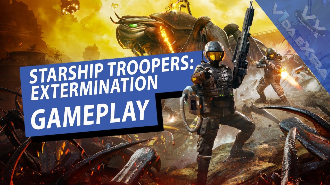Starship Troopers Extermination - Gameplay como Cadete Espacial - YouTube