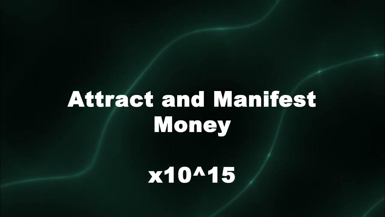 Amplified Reiki for Attracting and Manifesting Money - 10^15 x Stronger Energy - YouTube