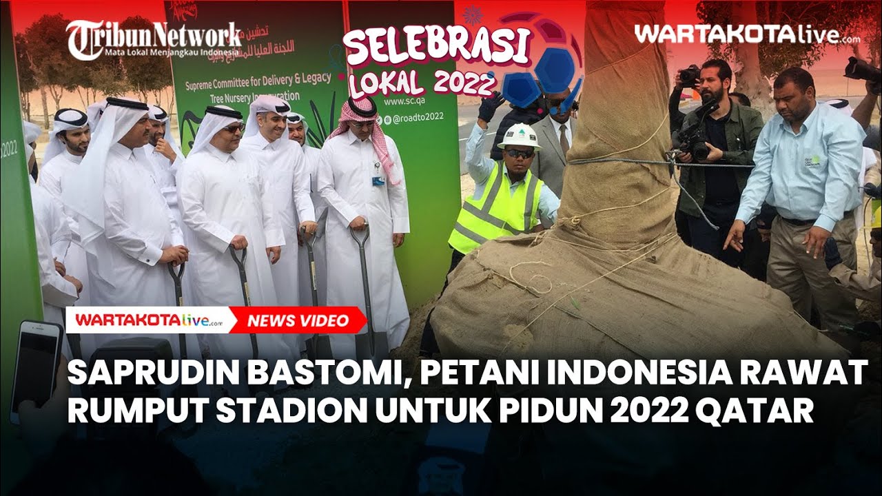 Saprudin Bastomi, Petani Indonesia Rawat Rumput Stadion untuk Piala ...