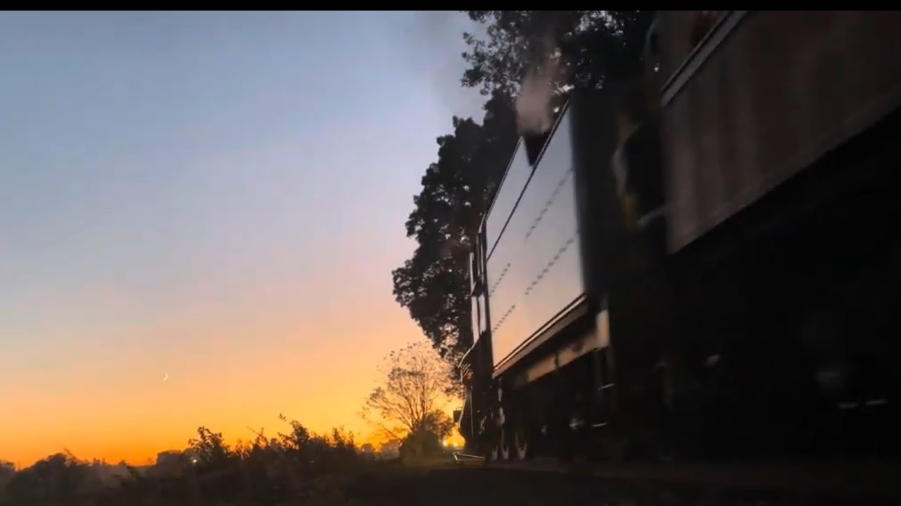 Strasburg Railroad CN #89 with a PRR Banshee Whistle, riding into the ...