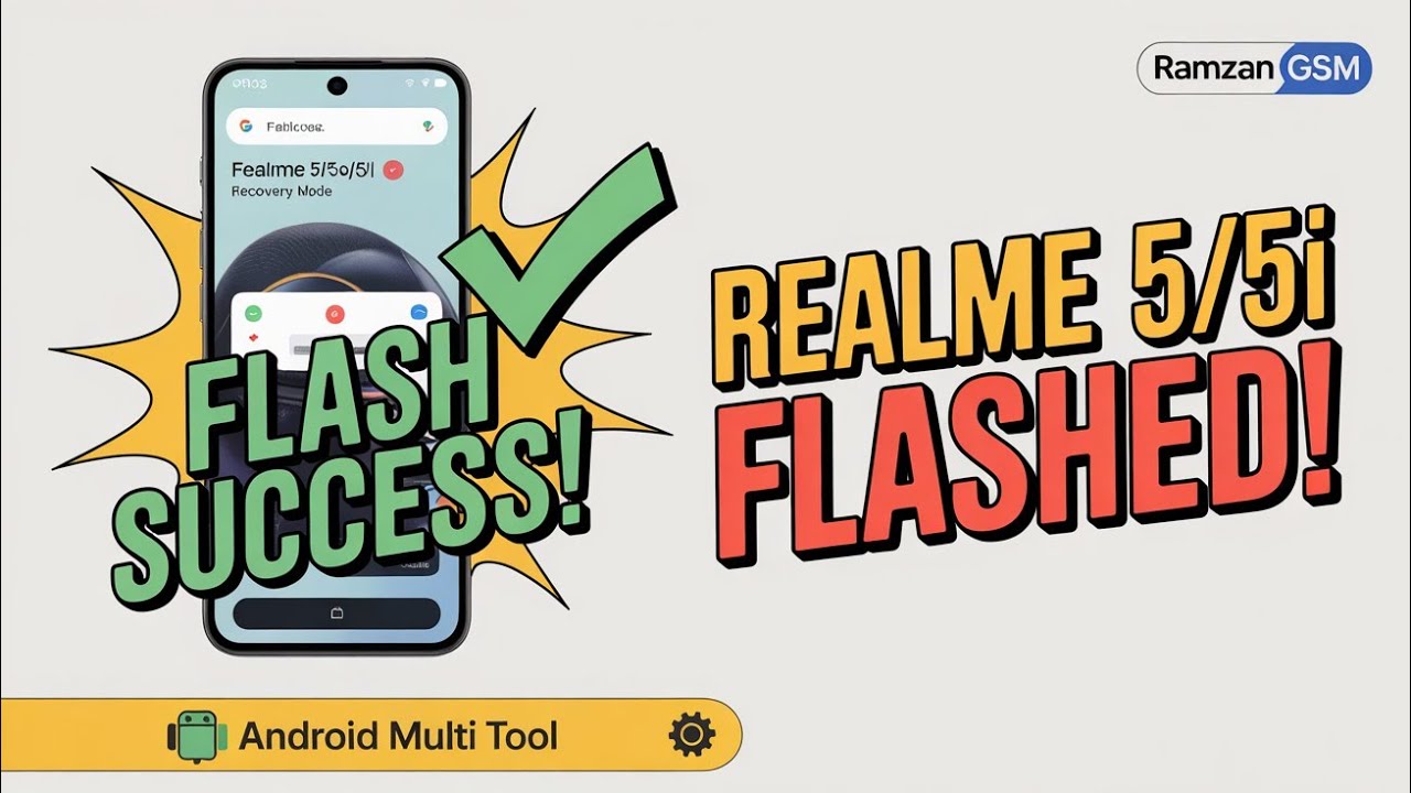 How to Flash Realme 5/5i with Android Multi Tool | Full Step-by-Step ...