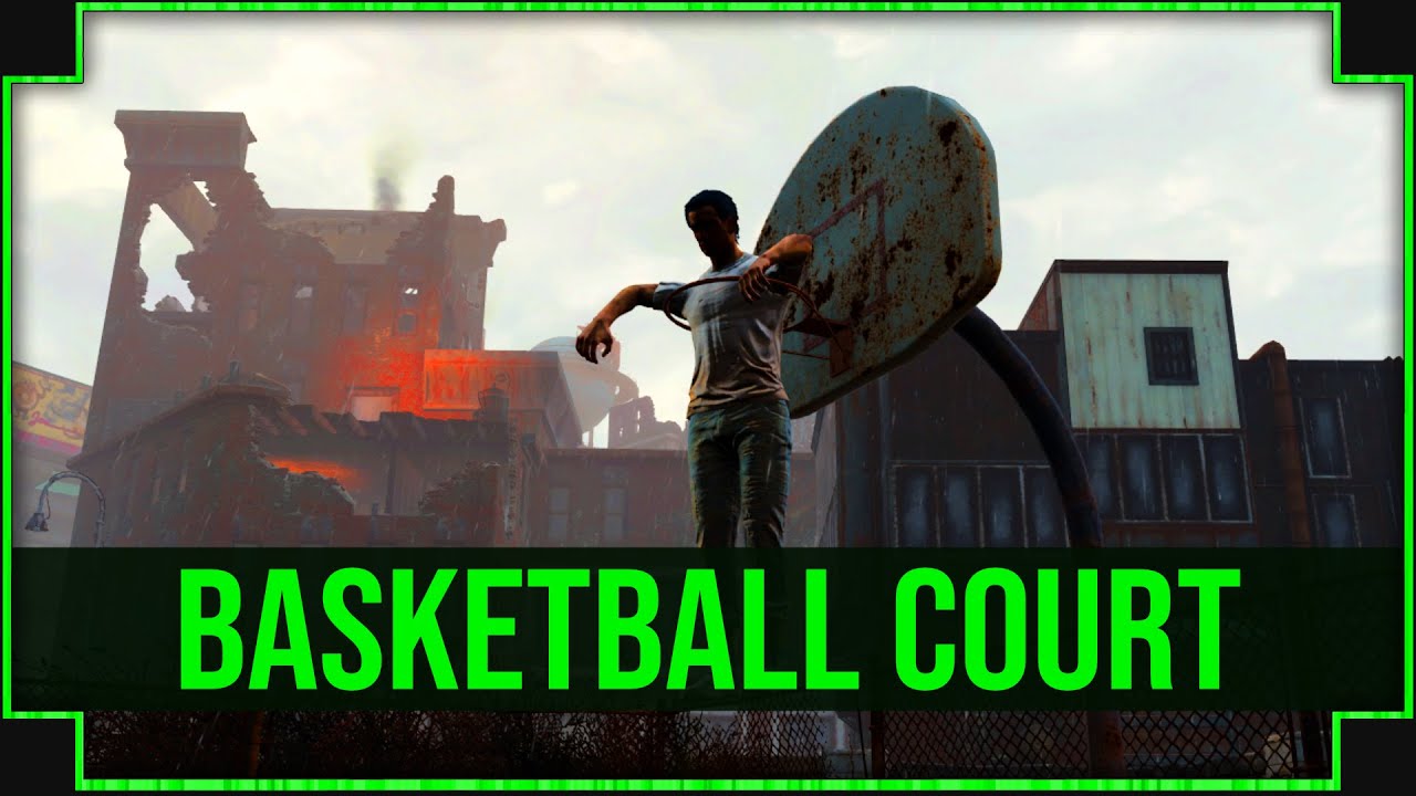 Basketball Court in Fallout 4 - You don't want to end up like this ...