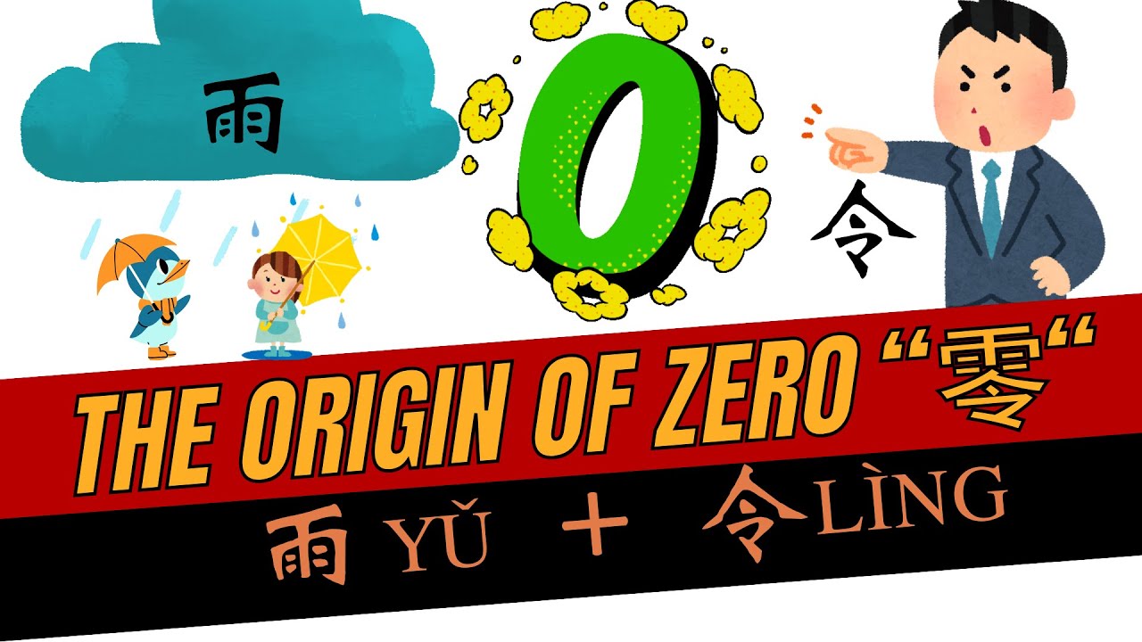 The origin of zero “零“ | Chinese Numbers | Chinese Words | HSK | Learn ...