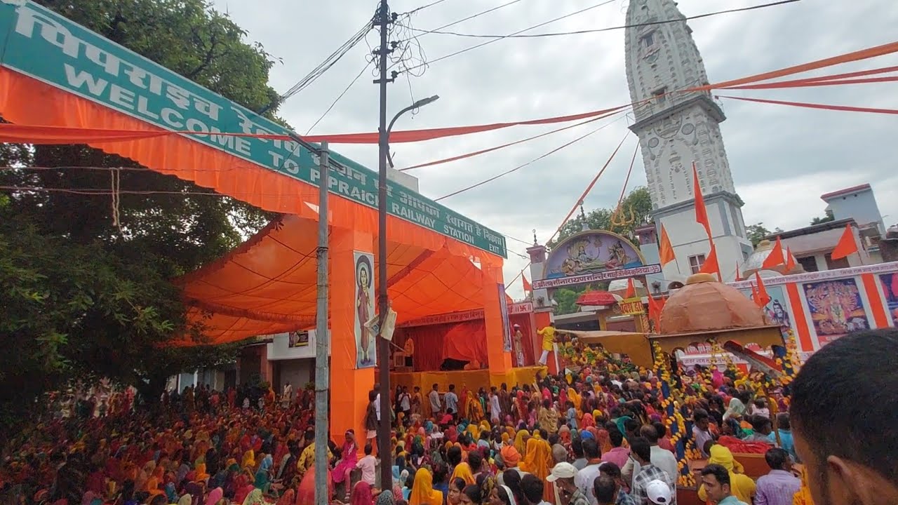 pipraich Gorakhpur Vishnu Mandir, पिपराइच रेलवे स्टेशन लक्ष्मी नारायण ...