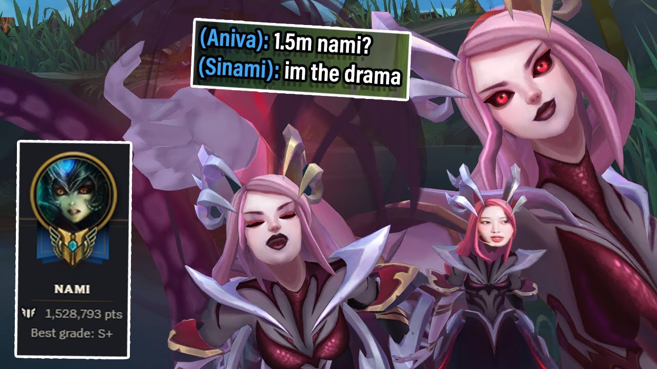 🌊🌙 1.5 million mastery nami main? i am the DRAMA MA MA MA - YouTube