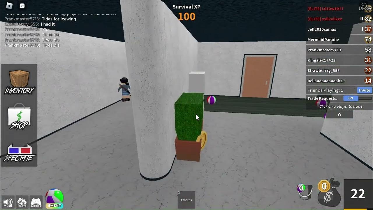 Trolling people in MM2! (bush) - YouTube