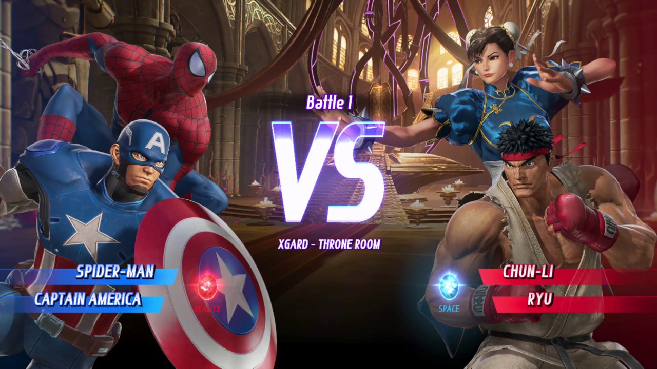 Marvel vs. Capcom Infinite: Spider-Man & Captain America VS Chun-Li ...