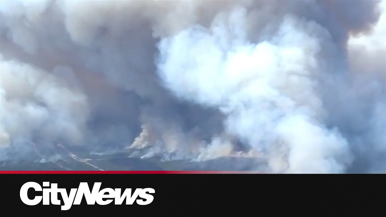 New Jersey wildfire continues to expand - YouTube