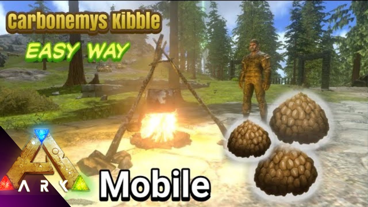 How to Make Carbonemys Kibble in ARK Mobile Revamp | ARK Kibble Recipes (Android/IOS) - YouTube
