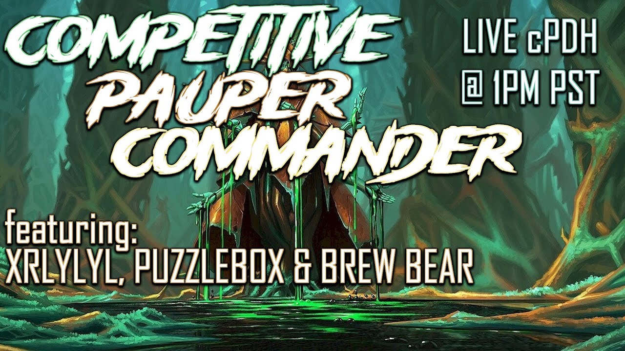MTG ONE Competitive Pauper Commander Gameplay w/ Gatorbait, Puzzlebox ...