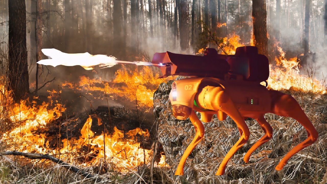 The MOST Notorious Dog Robot EVER: FLAME THROWER - YouTube