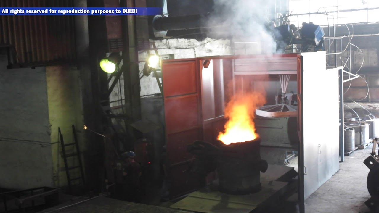 DUEDI FOUNDRY PRODUCTS - CORED WIRE 5 TONS TREATMENT - YouTube