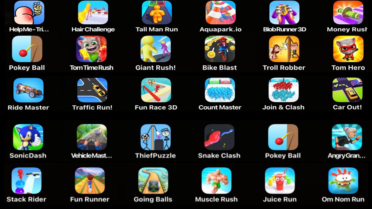 Om Non Run,Stack Rider,Flippy Race,Tom Hero,SandwichRunner,Rope Man Run ...
