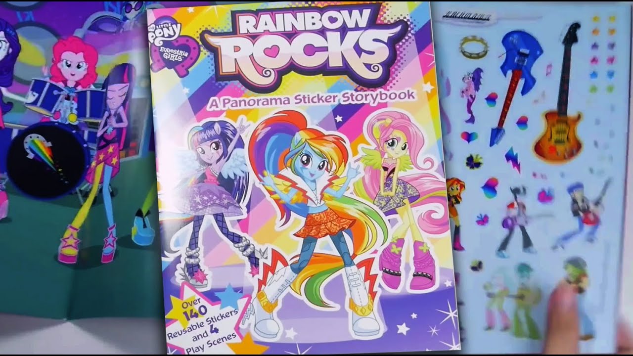 MLP activity book My little pony compilation - YouTube