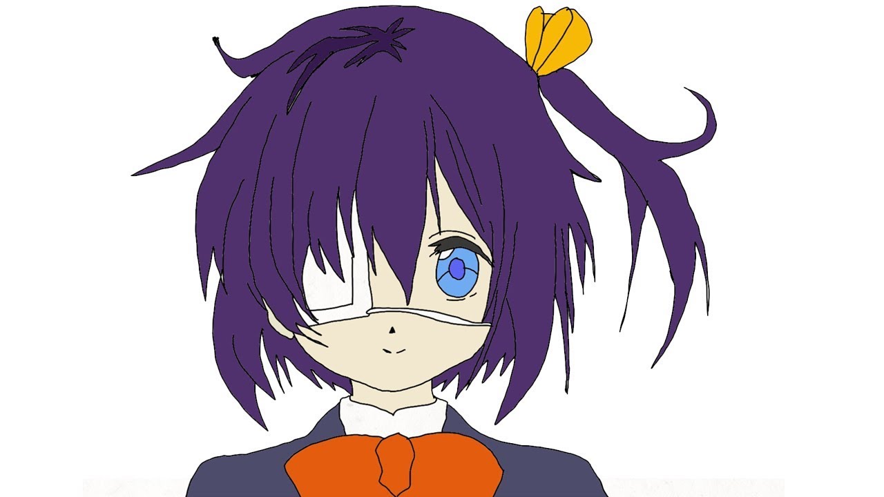 Draw Rikka Takanashi Step By Step | How to Draw - YouTube