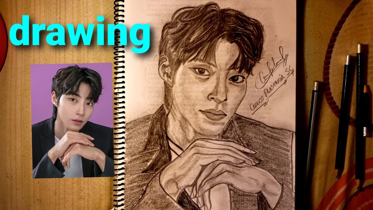 como dibujar a Hwang In - yeop.../drawing Hwang In - yeop...😀 - YouTube