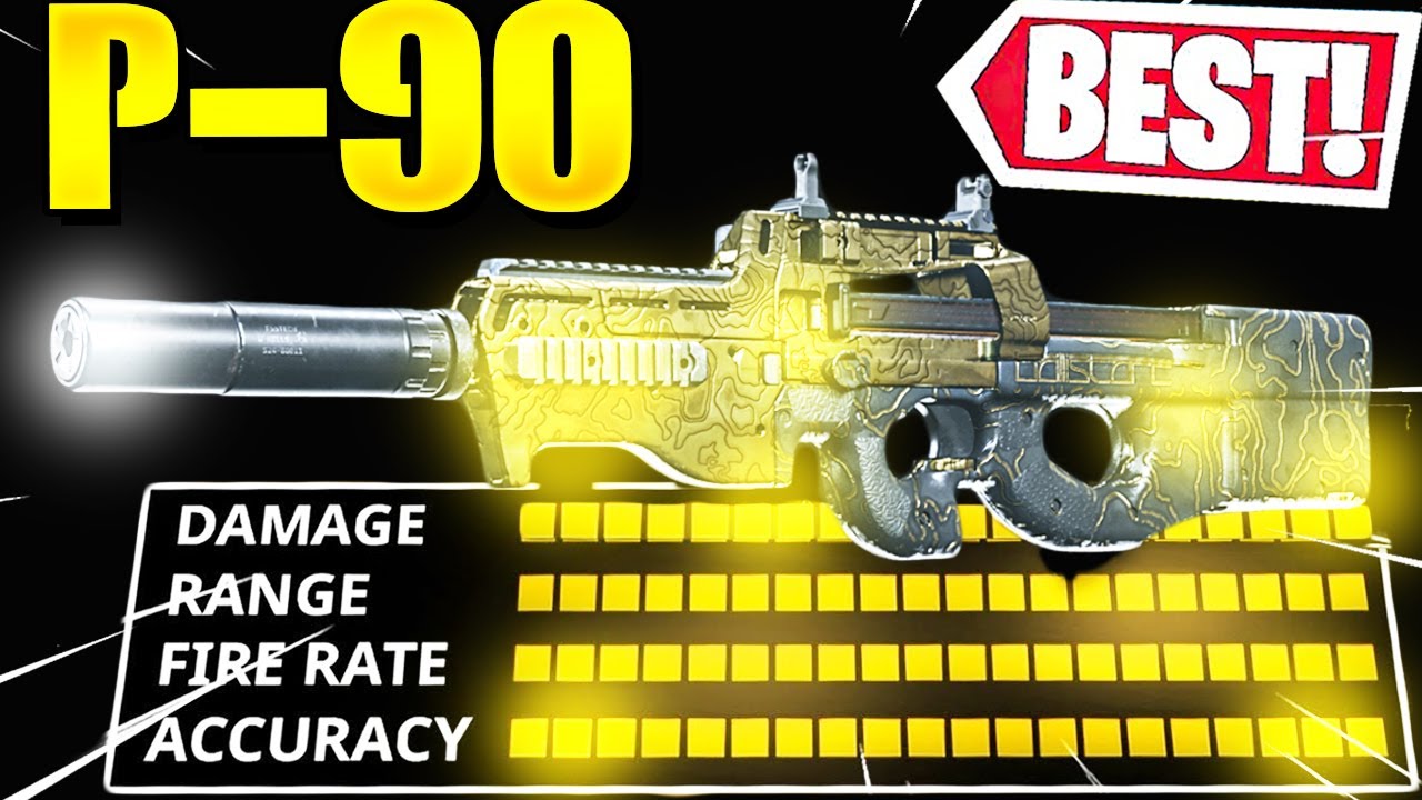 THE BEST P90 WARZONE CLASS SETUP!!! CALL OF DUTY MODERN WARFARE - YouTube