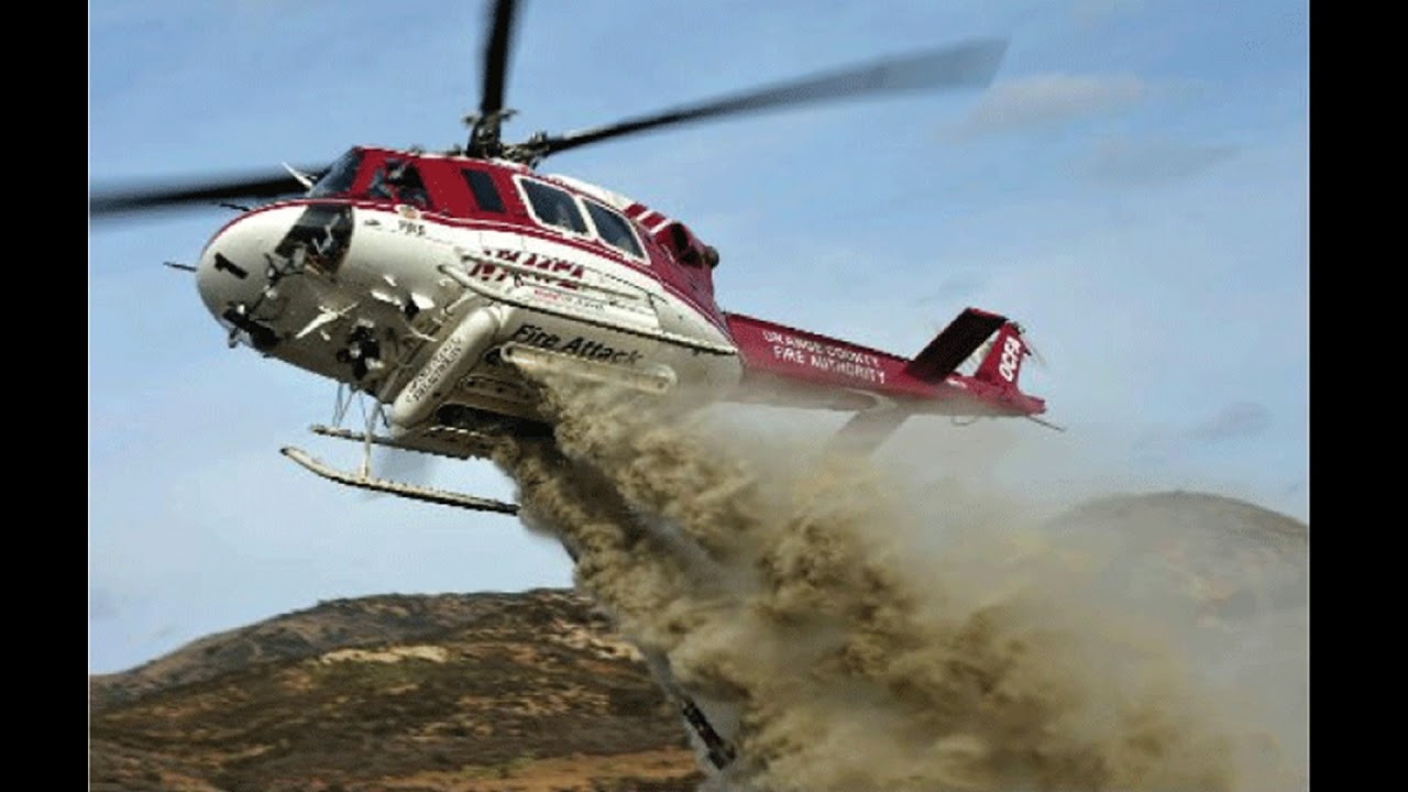 OCFA Helicopter Grounded - YouTube