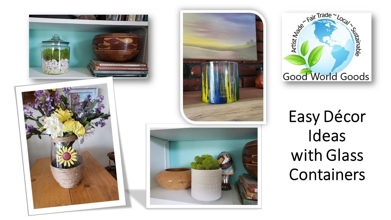 Ridiculously Easy But Cool DIY Glass Home Decor Projects - YouTube