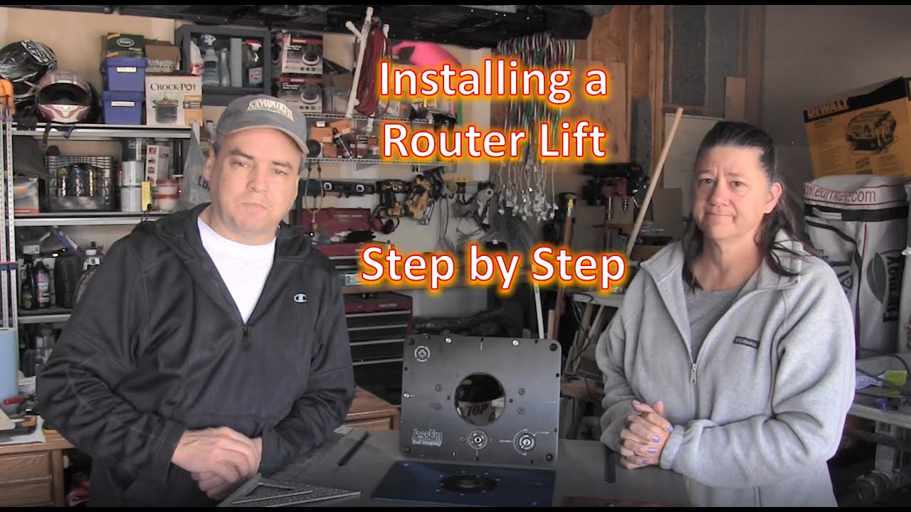 JessEM Mast R Lift II Router Lift Install - Step by Step - YouTube