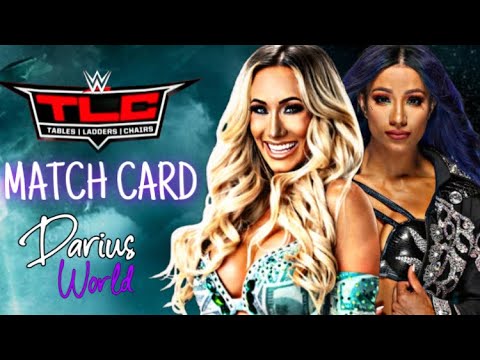 WWE 2K20 TLC MATCH CARD THIS SUNDAY ON MY YOUTUBE CHANNEL ! - YouTube