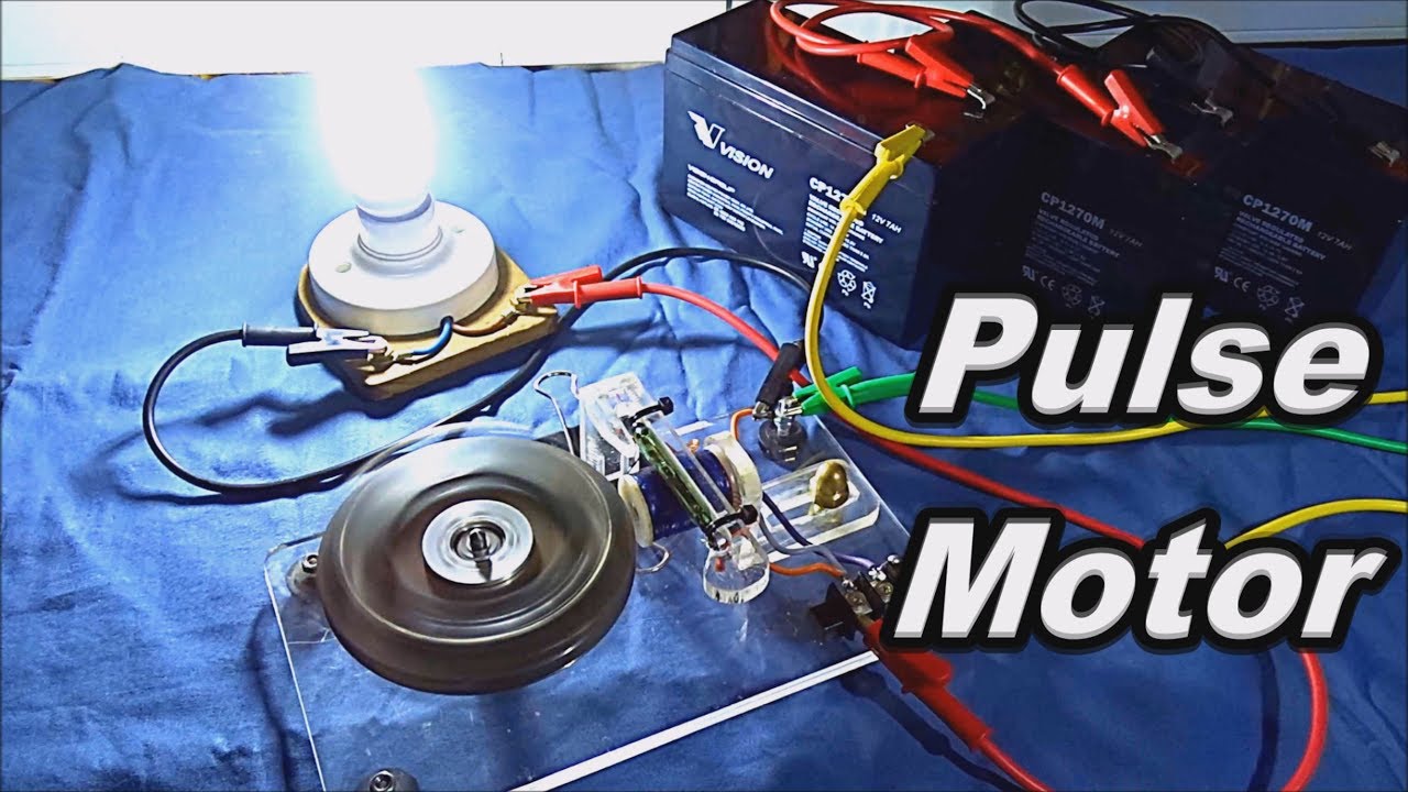 "DC Motor to AC Magnet Generator ⚡ Homemade Pulse Motor – High ...
