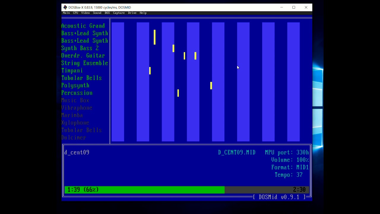 OPL3duo - Teensy midi, DOSBOX-X 0.83.9 : Dos mid file player - DESCENT ...