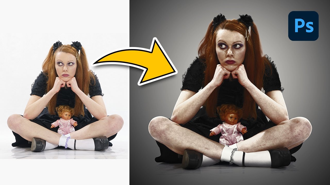 Hard Light Effect Photo Editing - Photoshop Tutorial - YouTube