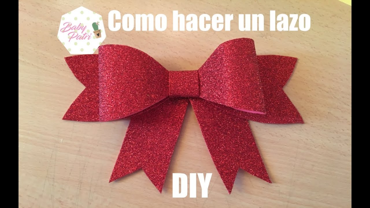 Como hacer un lazo | DIY | Manualidades - YouTube
