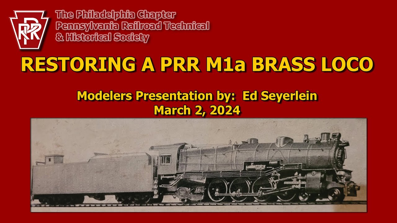 Restoring a PRR M1a Brass Loco - YouTube
